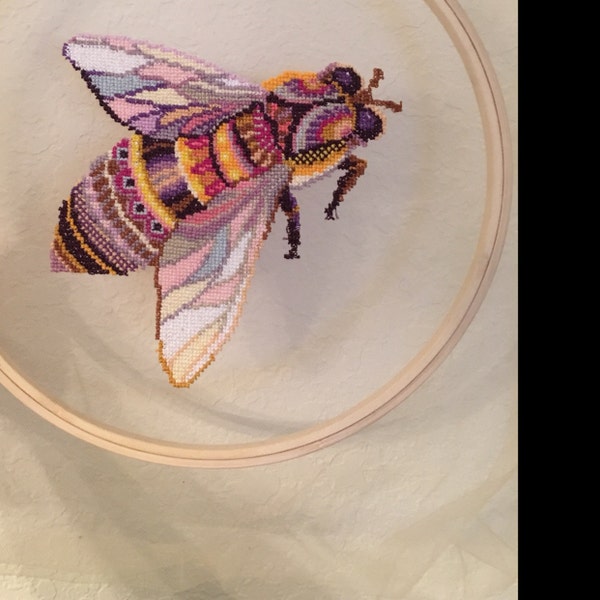 Mandala Bee #P310 Cross Stitch Embroidery Pattern Instant Download ...