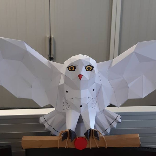 DIY Papercraft Owl,3d Owl Model,origami Owl,owl Templates,sitting Owl ...