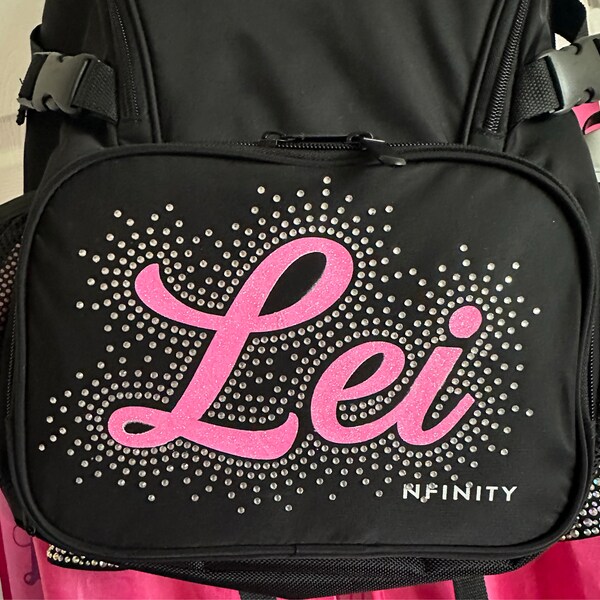 Your Name Custom Personalized Rhinestone Hotfix Glitter Foil Transfer ...