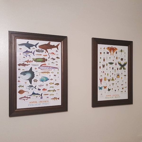 All the Fish in Animal Crossing Print - Etsy