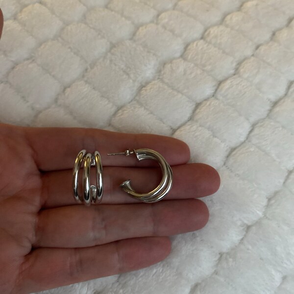 14K Solid Gold Heart Rhythm Ring / Zigzag Ring / Jewelry / Dainty ...