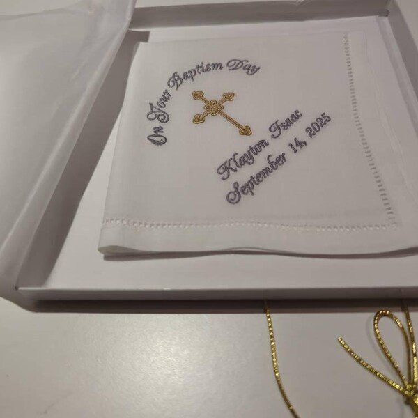 Personalized Christian Wedding Handkerchief - Etsy