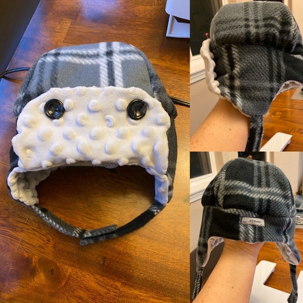 Aviator Hat PDF Sewing Pattern: Winter Hat PDF Pattern, Aviator Hat PDF ...