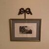 Vintage Brass Picture Frame /// Ribbon Photo Frame - Etsy