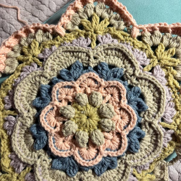 Crochet Blanket Pattern Pdf File FLORA DE FLORA Blanket Pattern Photo ...