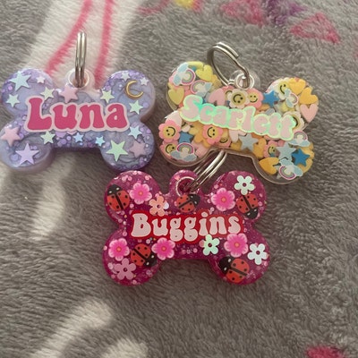 Ice Cream Pet Tag - Etsy