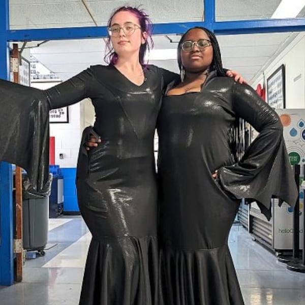 Halloween Batwing Sleeve Dress Pattern| Bat Sleeve Pattern, Halloween ...