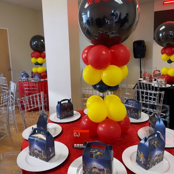 Roblox Birthday Party Favor Box, Roblox Party Supplies, Roblox Game ...