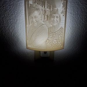 Custom 3D Printed Lithograph Night Light From Photo - Etsy