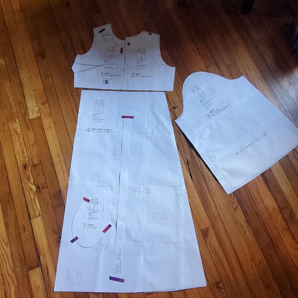 Cindy Maxi Dress Sewing Pattern – Long Sleeved With Pockets (PDF ...