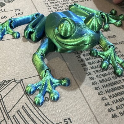 Cute Flexi Print-in-place Frog STL File for 3D Printing - Etsy