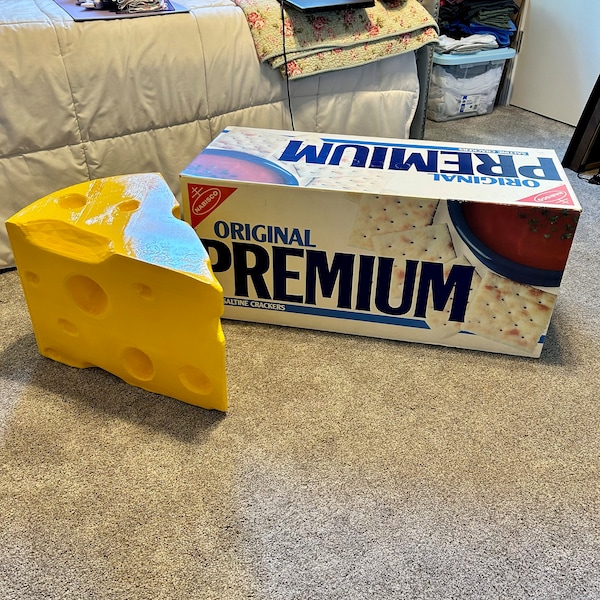 The "big Cheese!" A Giant Piece of Cheese. It's Literally a Huge Wedge ...
