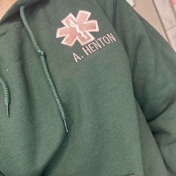 Embroidered Paramedic Pullover Fleece - Choose Your Colors - EMT EMS ...