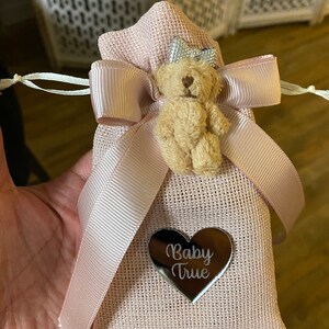 Teddy Bear Sachet Bags, Baby Girl Shower Gift, Personalized Gift ...