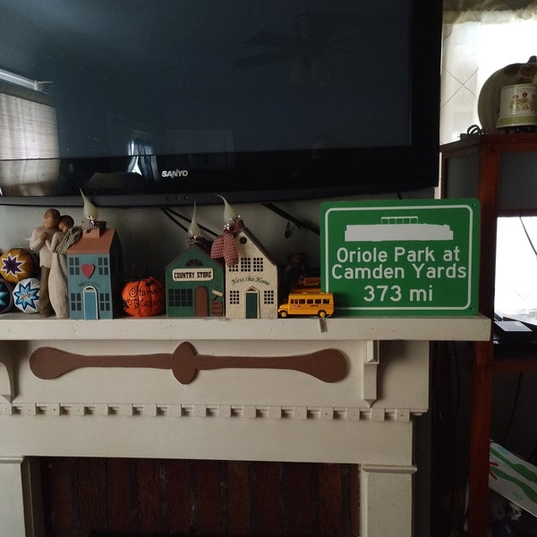 Custom Stadium Road Sign - Pick Your Team and Customize the Distance ...