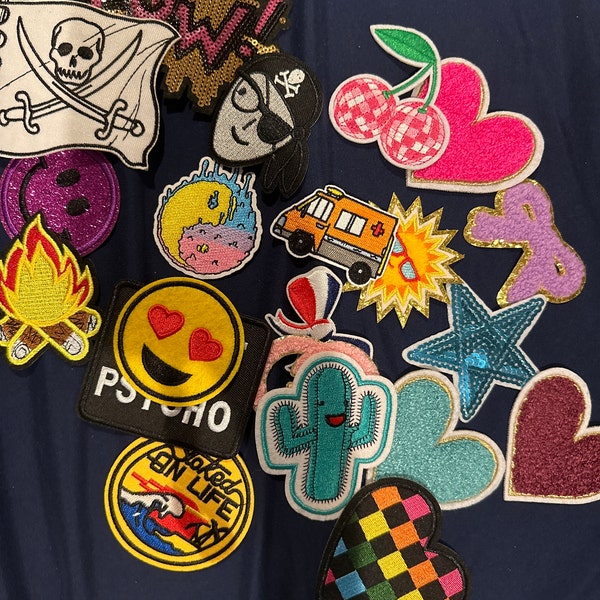 Iron on Patch Bulk Bundle: Embroidered & Sequin Variety - Etsy