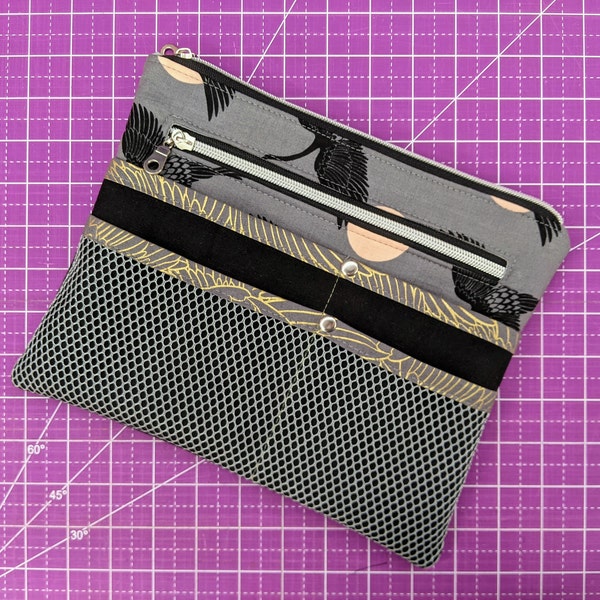 Purse Organizer, PDF Sewing Pattern, Instant Download, Zipper Pouch ...