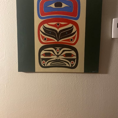 RAVEN THE SEER. 20x 20 Original Painting. - Etsy