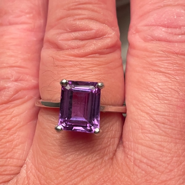 Red Ruby Ring, Oval Cut Ruby, 925 Sterling Silver, Purpose Ring, Ruby ...