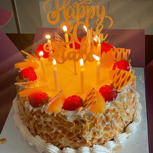 Personalised Custom 90th Birthday Cake Topper Party Decorations ANY AGE ...