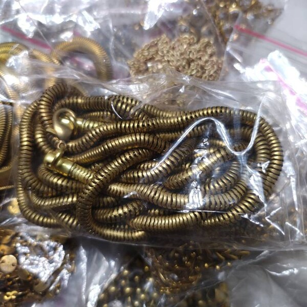 Raw Brass Snake Chain 4.2mm 0,17 Inch Z107 - Etsy