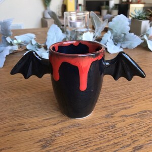 Halloween Mug, Bat Vampire Mug, Halloween Decor - Etsy