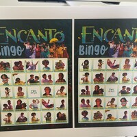 Encanto Bingo Game 20 Cards Encanto Movie Birthday Party - Etsy Canada