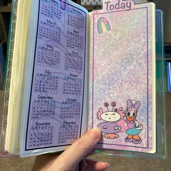 File Folder Planner Sticker Organizer Cute Folder A6 B6 Weeks - Etsy