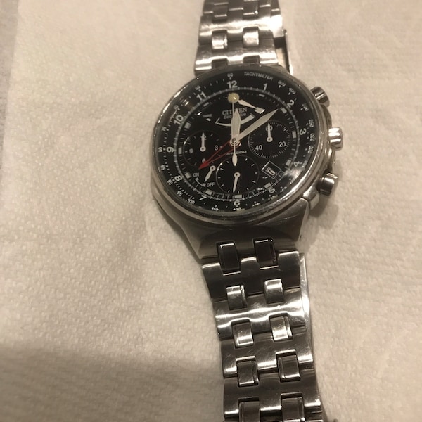 Vintage Spanish FESTINA 16059 Multi Function Silver Dial Men's Quartz ...