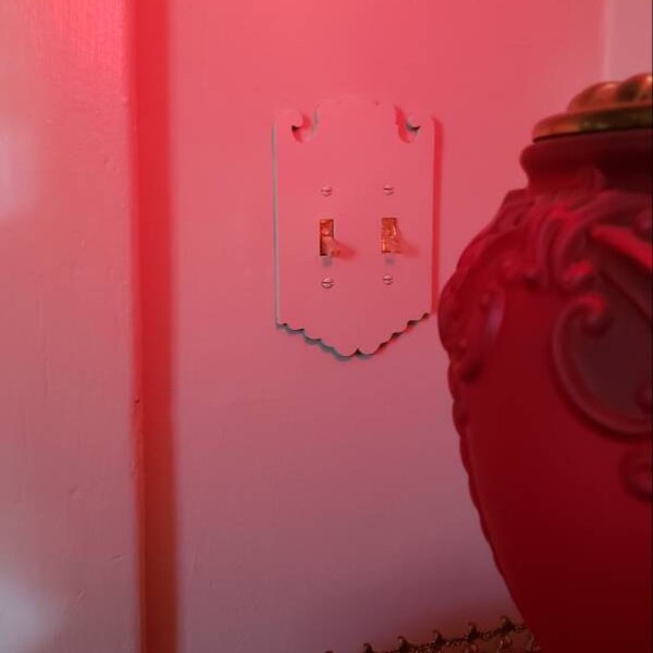 Scroll Top - Primitive Colonial Outlet Cover - Ready to Paint ...