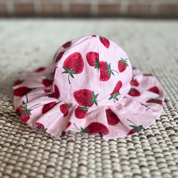 Sun Hat Pattern Baby Toddler Children - Reversible - PDF Sewing Pattern ...