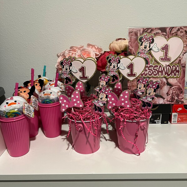 Personalize Minnie Mouse Name Cake Topper, Minnie Mouse Club House Name ...