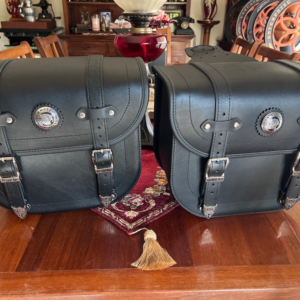 Motorcycle Leather Saddle Bag, Motorcycle Side Bags, Motorcycle Luggage ...