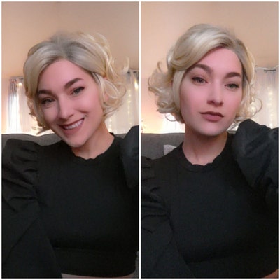 Lace Front Short Blonde Retro Curly Vintage Doris Day Style Heat ...