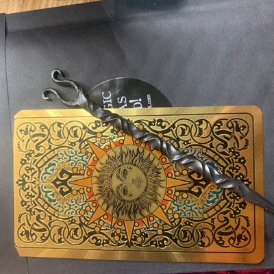 Conjure and Hexing Nails, Witches Nail Hand Forged and Twisted, Candle ...