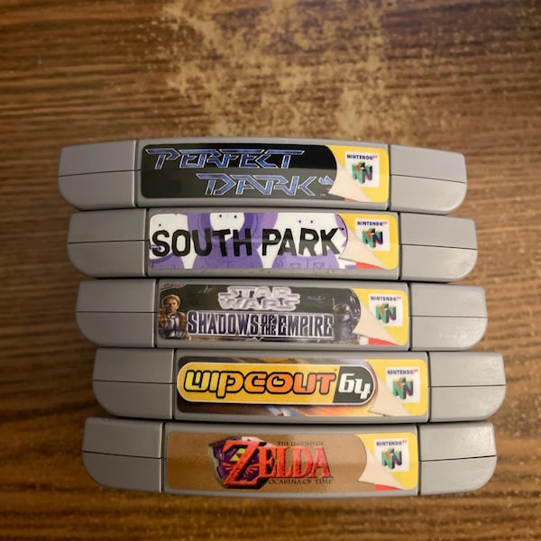 Atari Jaguar Sticker End Labels Set for All 185 Custom Cartridge Game ...