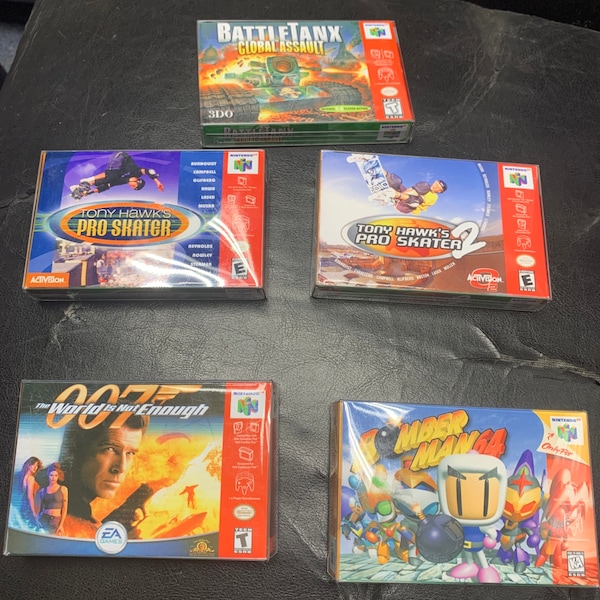 Mini Nintendo 64 Protector Boxes / Cases - Etsy