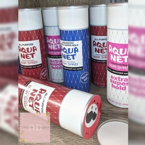 Aqua Net 80s PRINGLES Can Labels DIGITAL Printable Party - Etsy