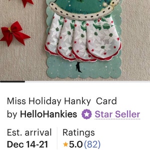 Happy Birthday Hanky Greeting Card - Etsy