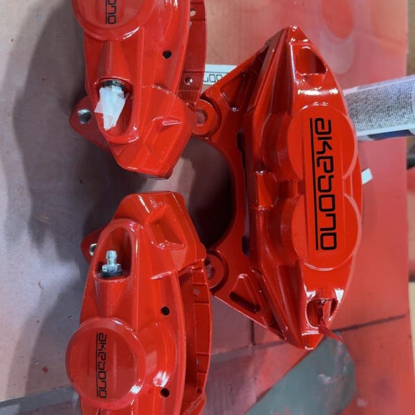 4 Corvette Caliper Decals Sticker C8 Z51 Heat Resistant White Red - Etsy