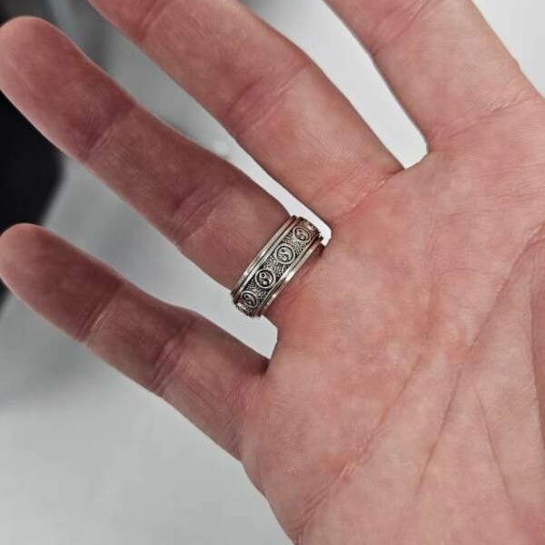 Swimming Fish Spinner Ring in Gold, Fish Ring, Fishing Lovers Ring ...