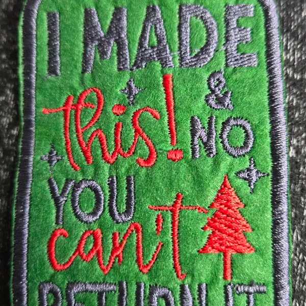 Funny Holiday Gift Tags II machine Embroidery Designs full Set of Six ...