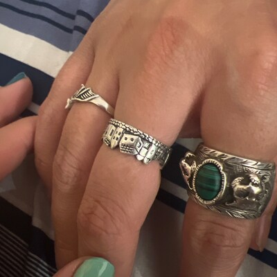 Four Elements Earth Ring Sterling Silver Oringo Celtic - Etsy