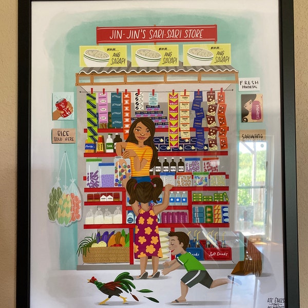 Sari-sari Store Print (2021) | Filipino Convenient Store | Tagalog ...