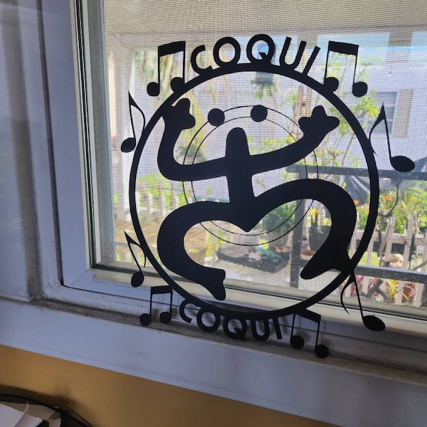 Puerto Rico Coqui Metal Wall Art Sign, Puerto Rican Taino Precision ...