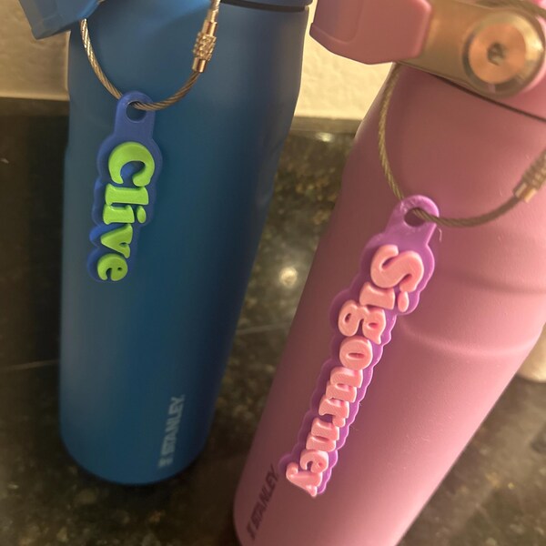 Custom Designs Personalized 3D Name Tags for Bags, Backpacks, Sports ...