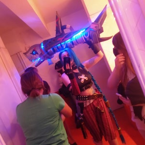 Jinx Arcane Fishbones Cosplay Blueprint and Instruction Guide - Etsy