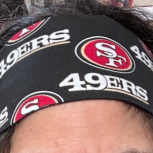 San Francisco 49ers Headband - Etsy