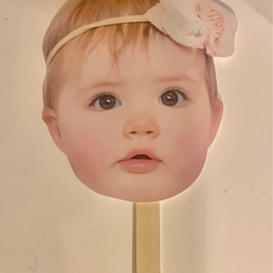 Custom Face Fans on a Stick Face Cutouts for Bachelorette - Etsy