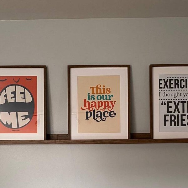 Feed Me Print | Kitchen Poster | Big Mouth Humor | Foodie Gift ...